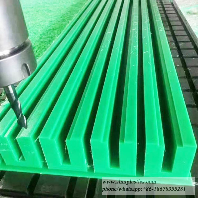 Self Lubricating Polymer Polyethylene Chain Guide Rail - Buy Green ...