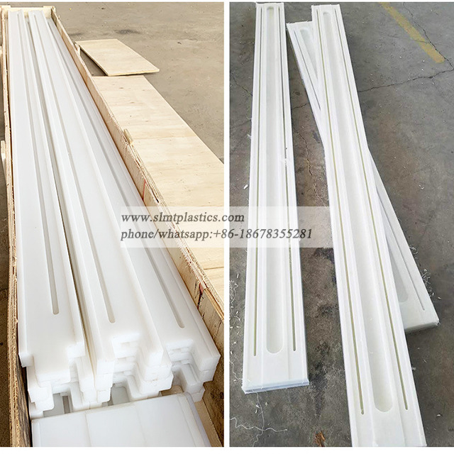 Sliding Plastic Polyethylene Strip Uhmw Chain Wear Strips Linear Chain ...