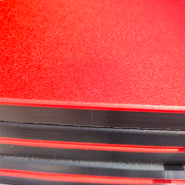 Dual Colored Three Layered Orange Peel Sandwich Dual Color Hdpe Sheet ...